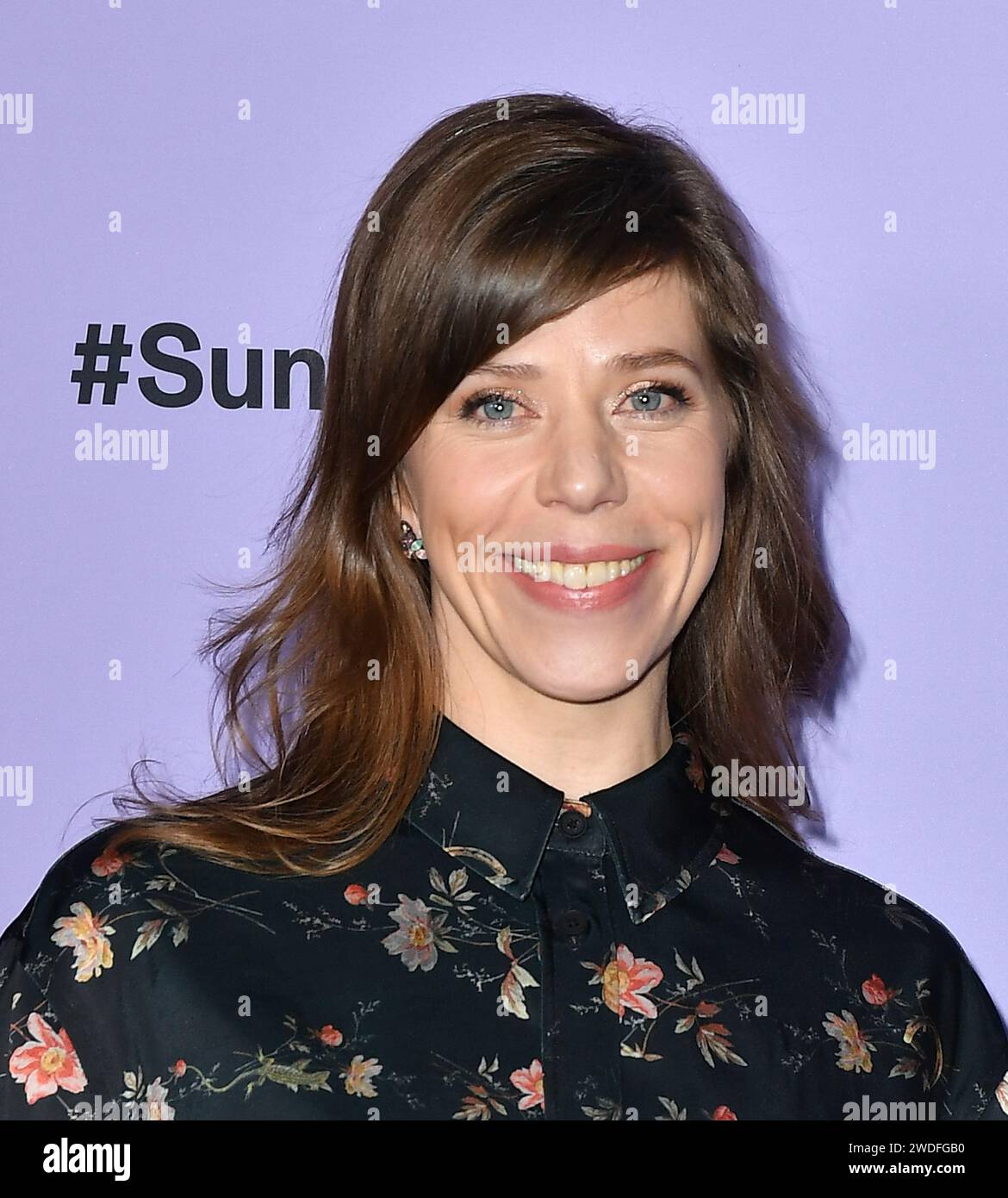 Nora Fingscheidt attends "The Outrun" Premiere during the 2024 Sundance ...