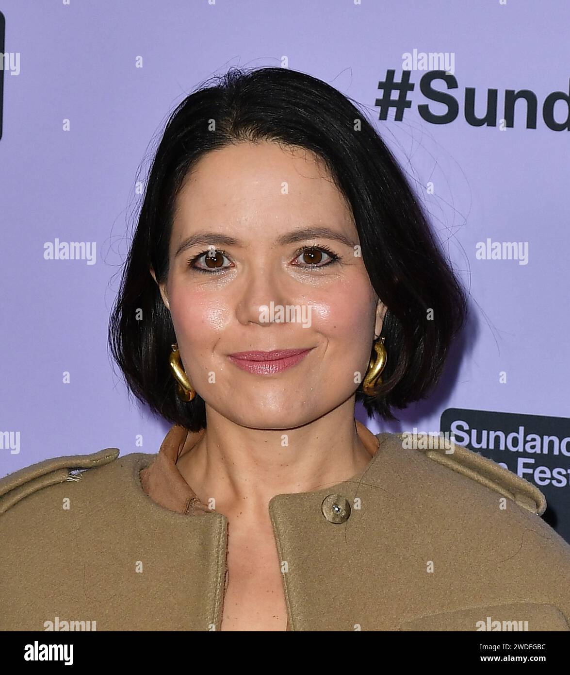 Sarah Brocklehurst attends "The Outrun" Premiere during the 2024 ...