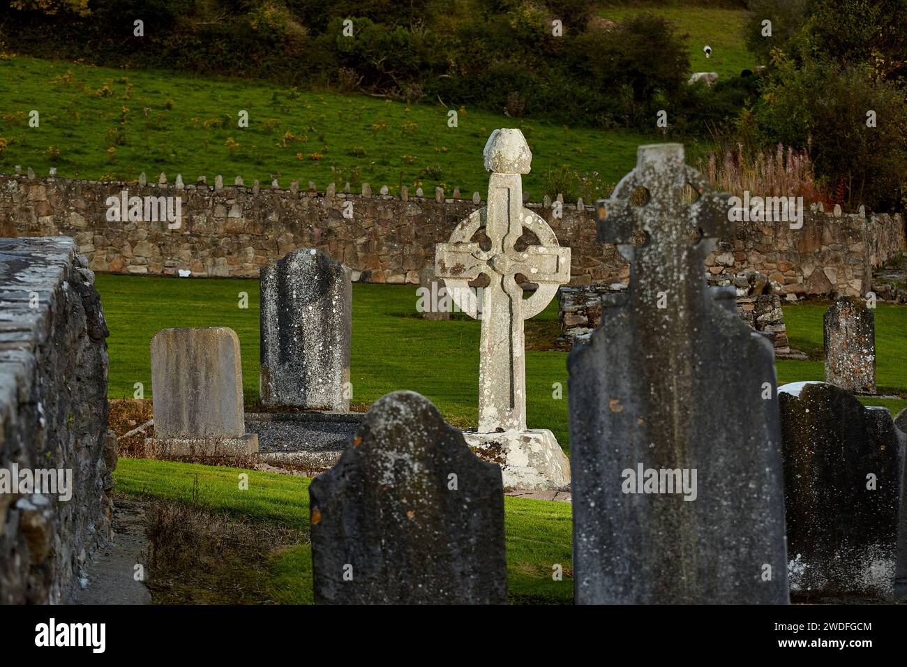 Kilkieran Celtic Crosses Kilkenny, Ireland Stock Photo - Alamy