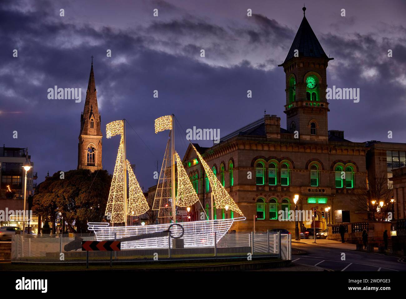 Light Ship at Dun Laoghaire, County Dublin Stock Photo - Alamy