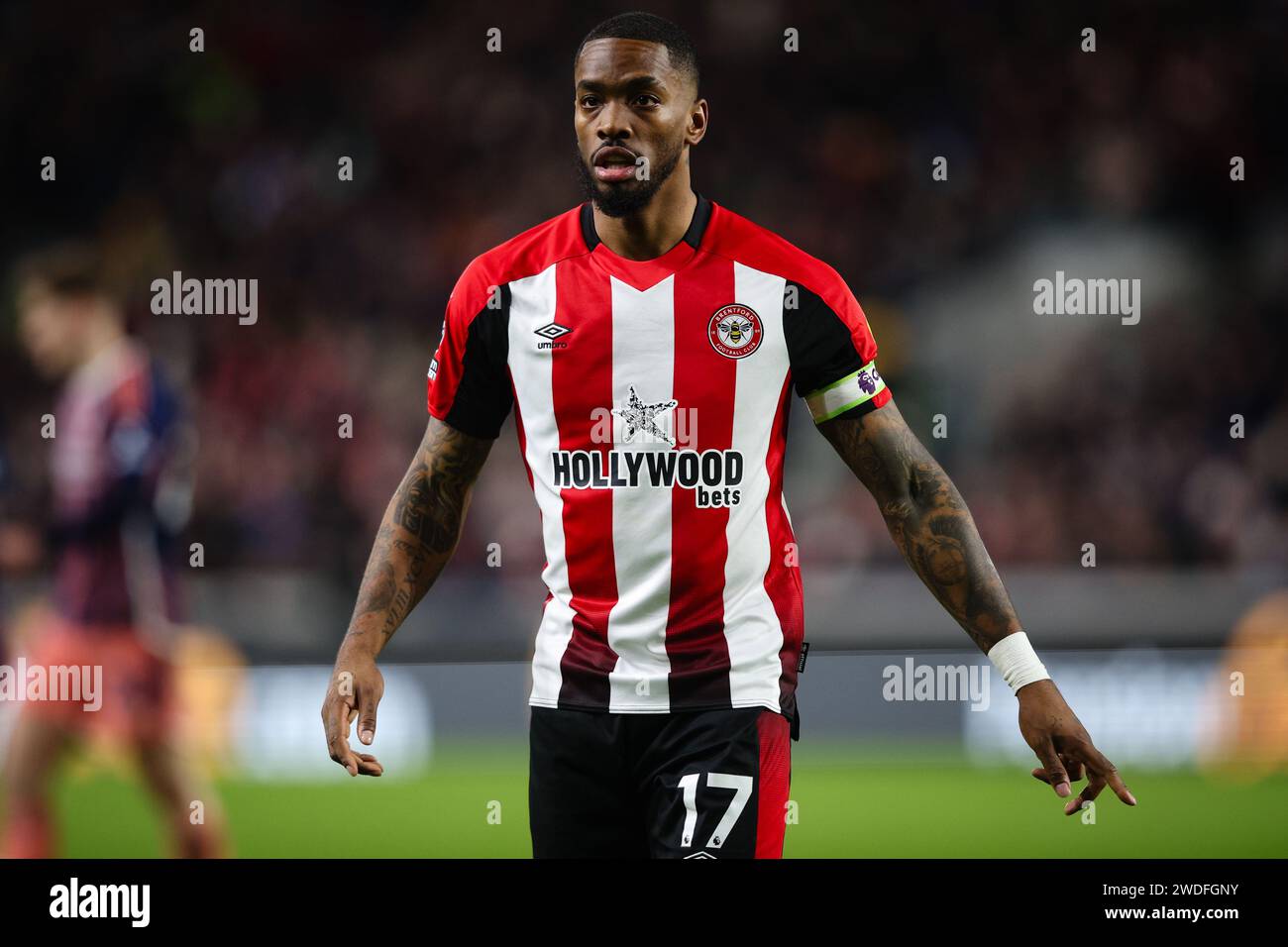 LONDON, UK - 20th Jan 2024: Ivan Toney of Brentford during the Premier ...