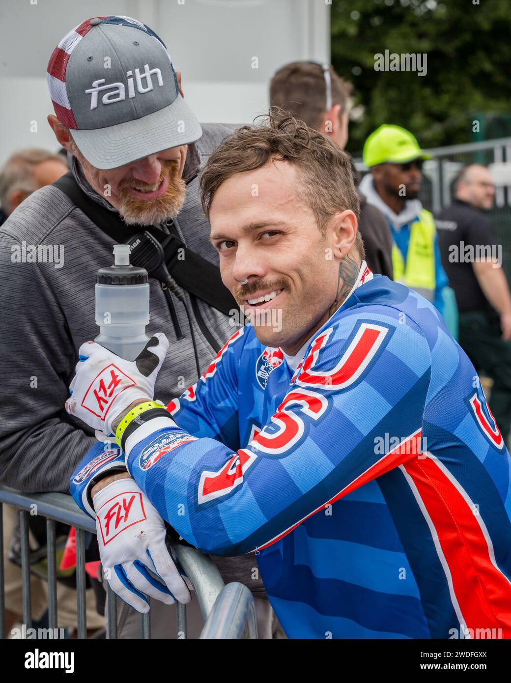 Barry Nobles (USA), straight after becoming Masters Men World Champion ...