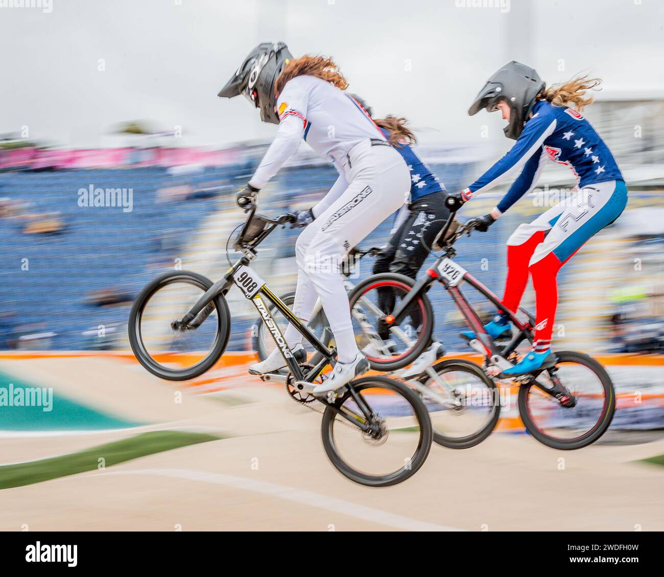 Betsy BAX (GB), Junior Women, at the 2023 UCI BMX Racing World Championships Stock Photo - Alamy