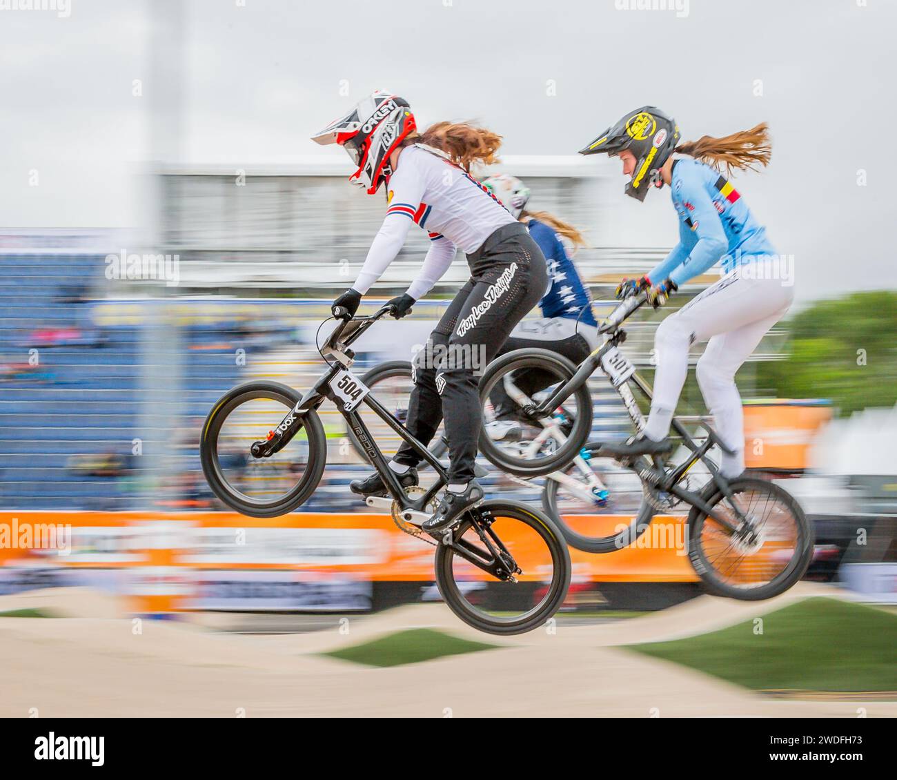Emily HUTT (GB) Under 23 Women (silver medal), at the 2023 UCI BMX ...
