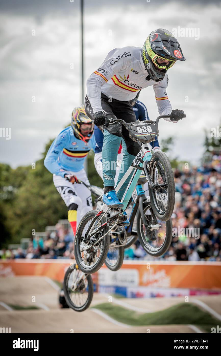 Alejandro GARCIA MARCOS (Spain), Junior Men, at the 2023 UCI BMX Racing ...