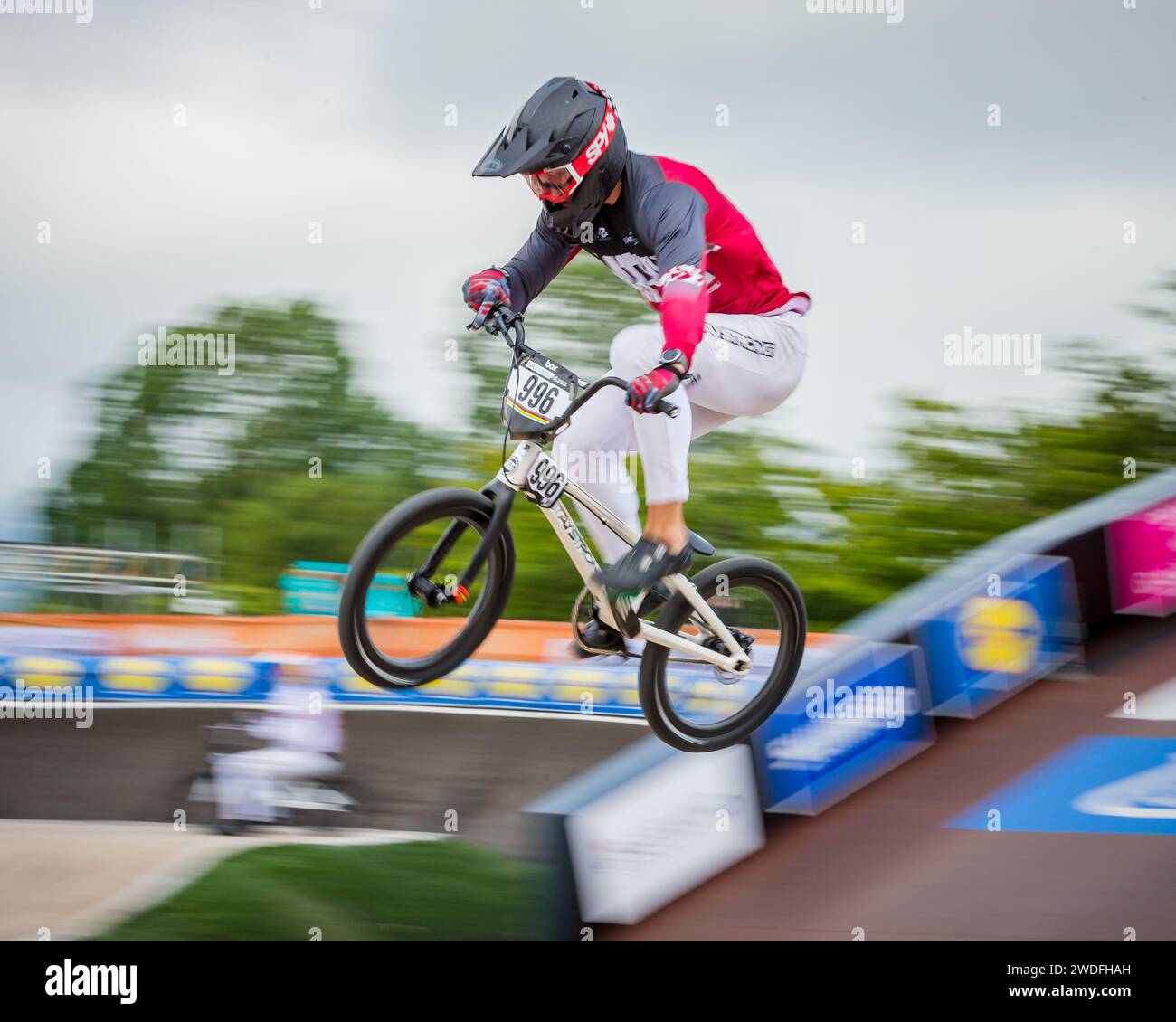 Kristens KRIGERS (Latvia), Elite Men, at the 2023 UCI BMX Racing World ...