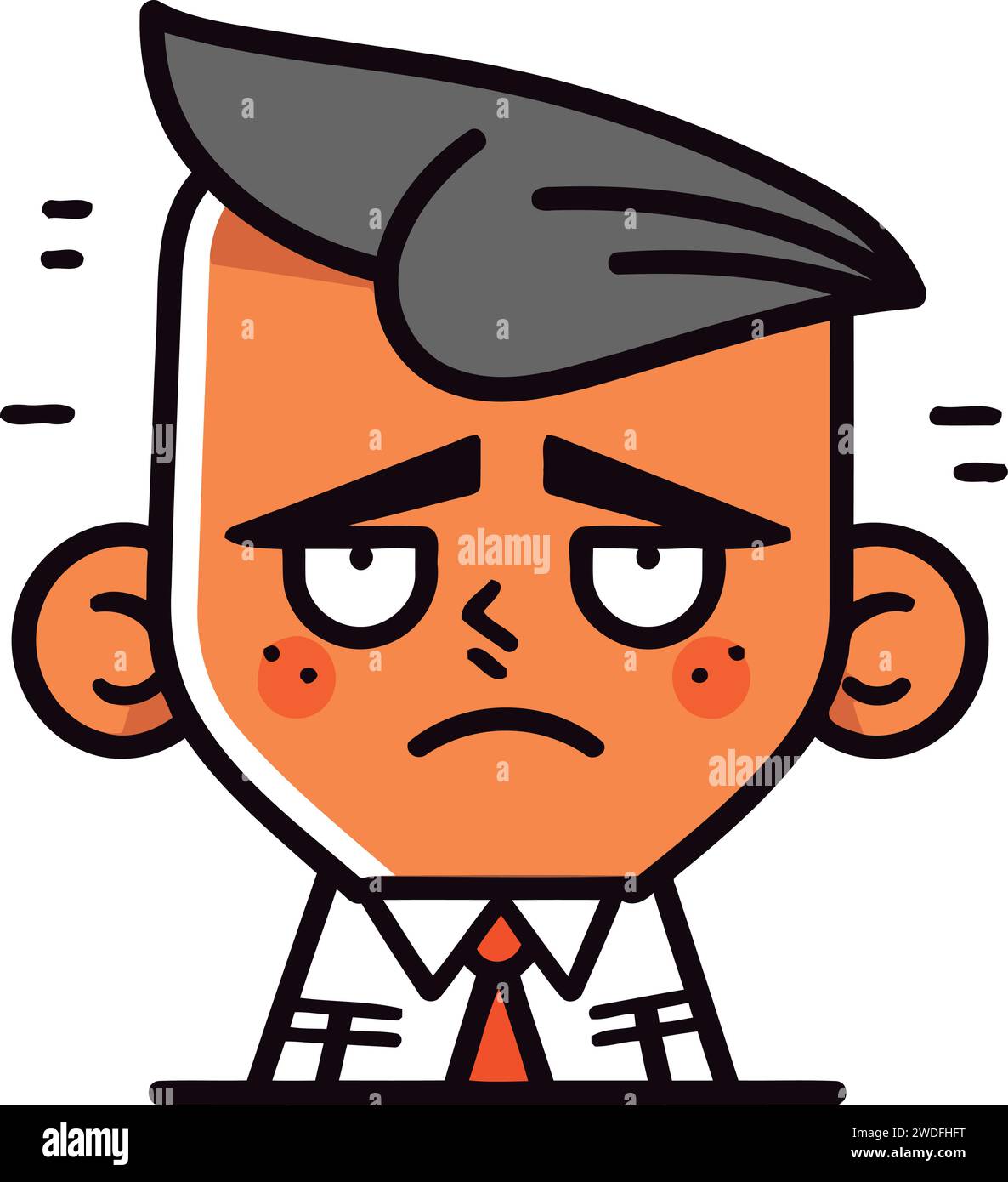 Cartoon boss Cut Out Stock Images & Pictures - Alamy