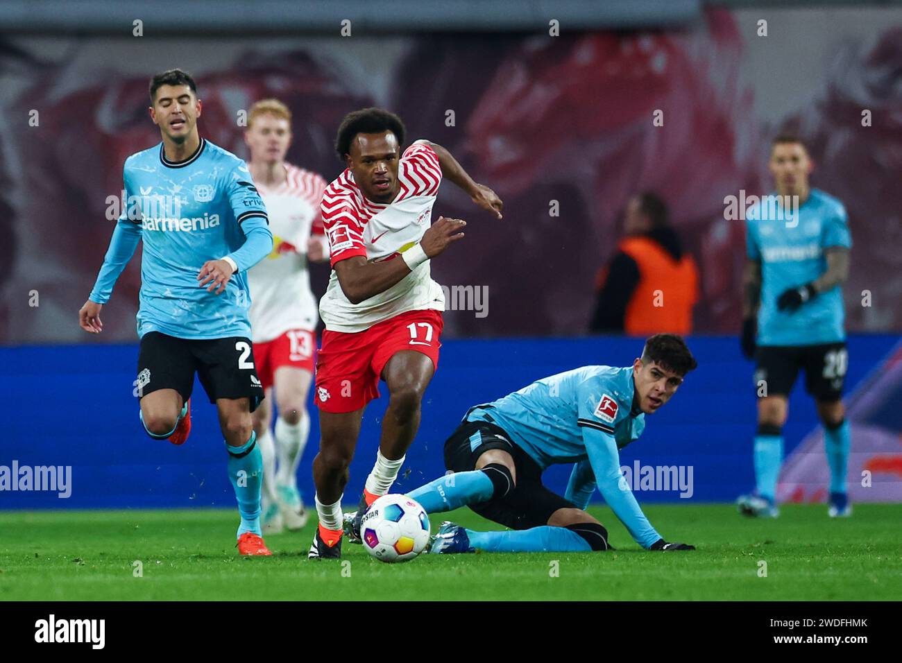 Leipzig, Germany. 20th Jan, 2024. Soccer: Bundesliga, RB Leipzig ...