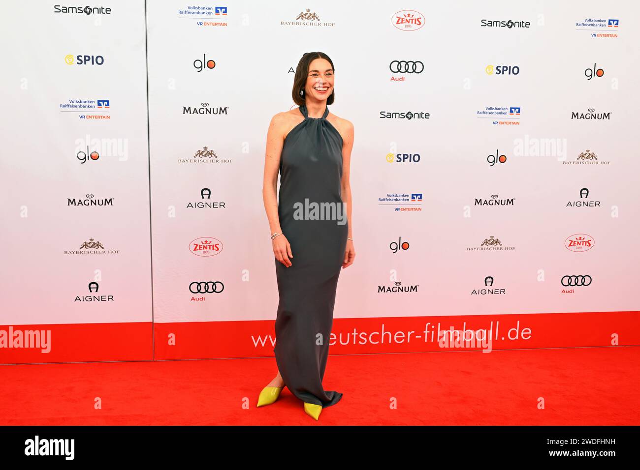 Munich, Germany. 20th Jan, 2024. 48th German Film Ball: Christiane Paul ...