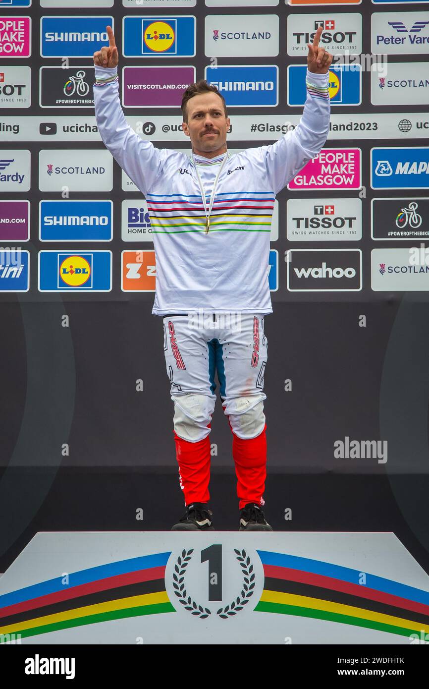 Barry NOBLES (USA), Masters Men BMX World Champion 2023, on the podium ...