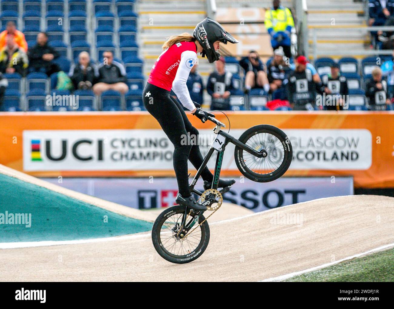 Zoe Claessens, Team Switzerland Elite Women BMX Racer, at the 2023 ... Zoe Claessens, Team Switzerland Elite Women BMX Racer, at the 2023 ...