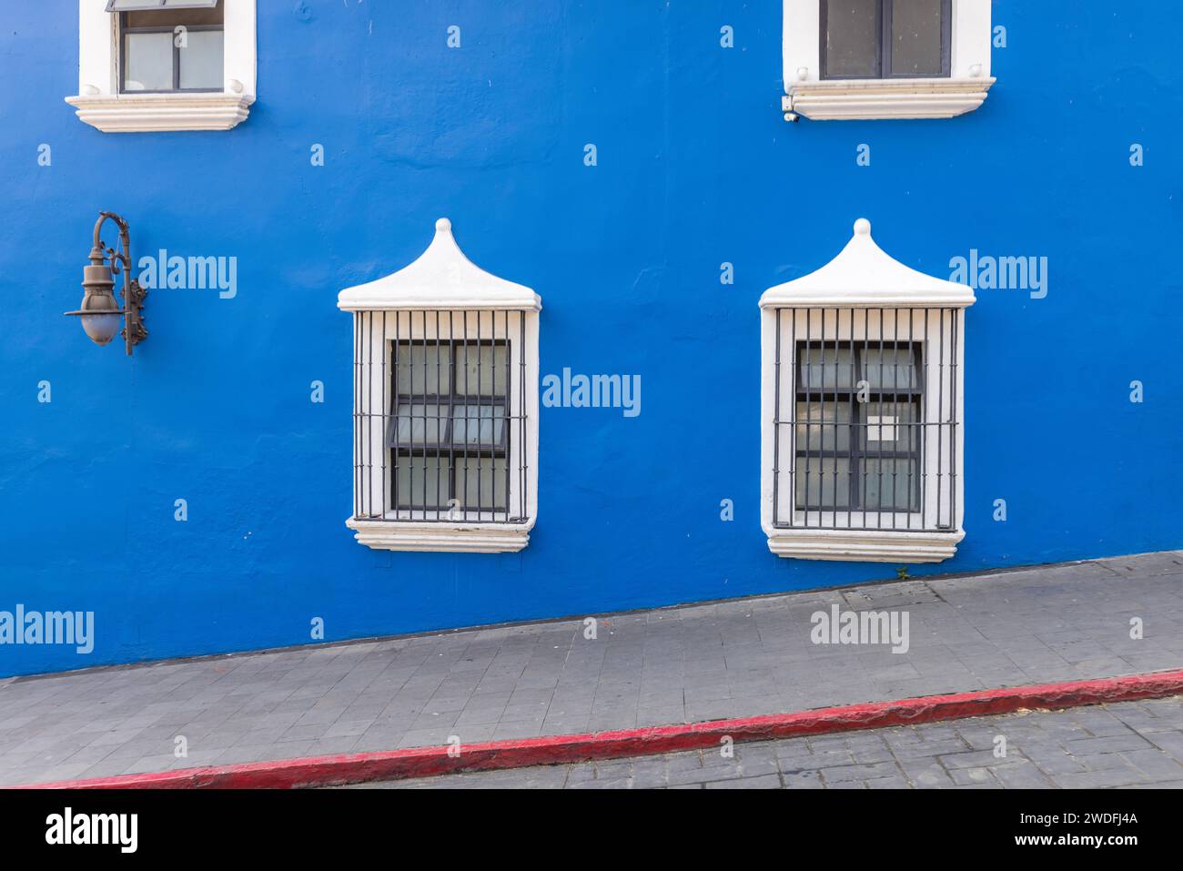 Scenic colorful colonial architecture of Cuernavaca streets in historic ...
