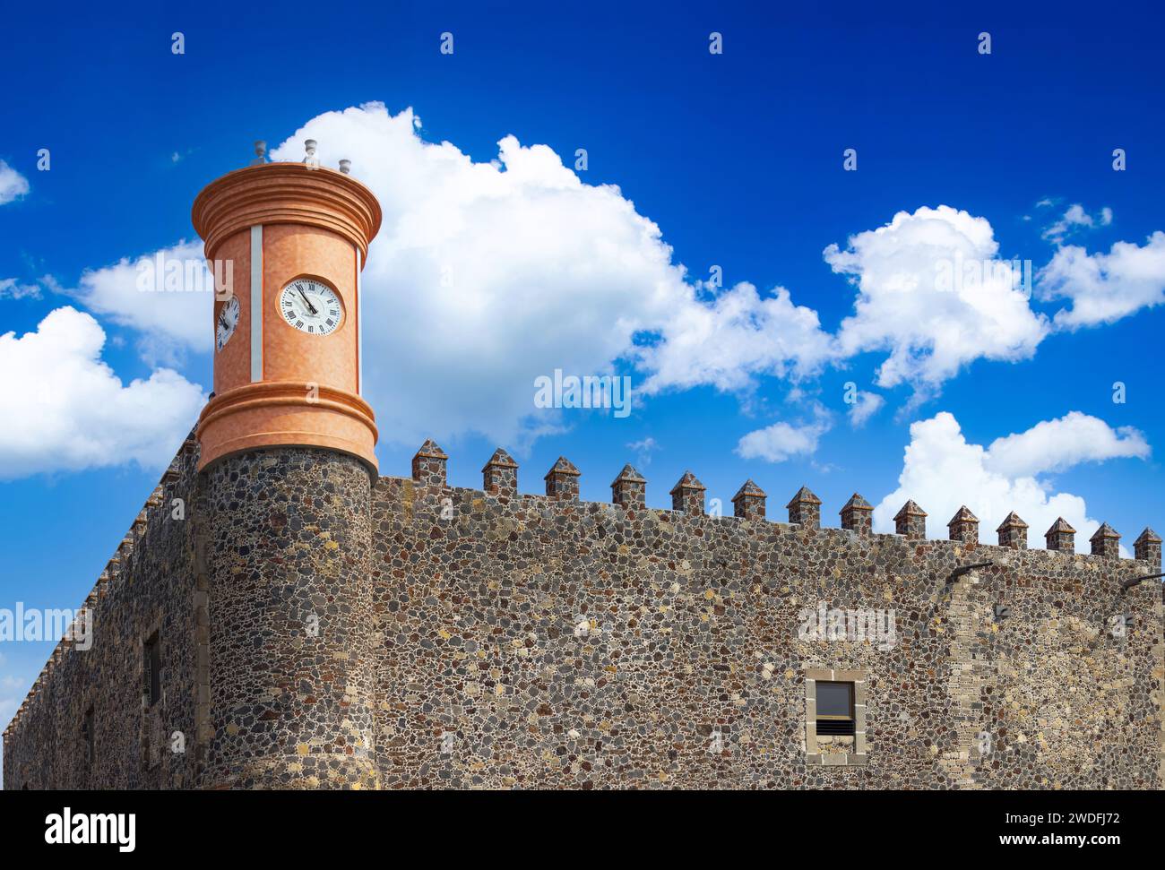 Scenic colorful colonial architecture of Cuernavaca streets in historic ...