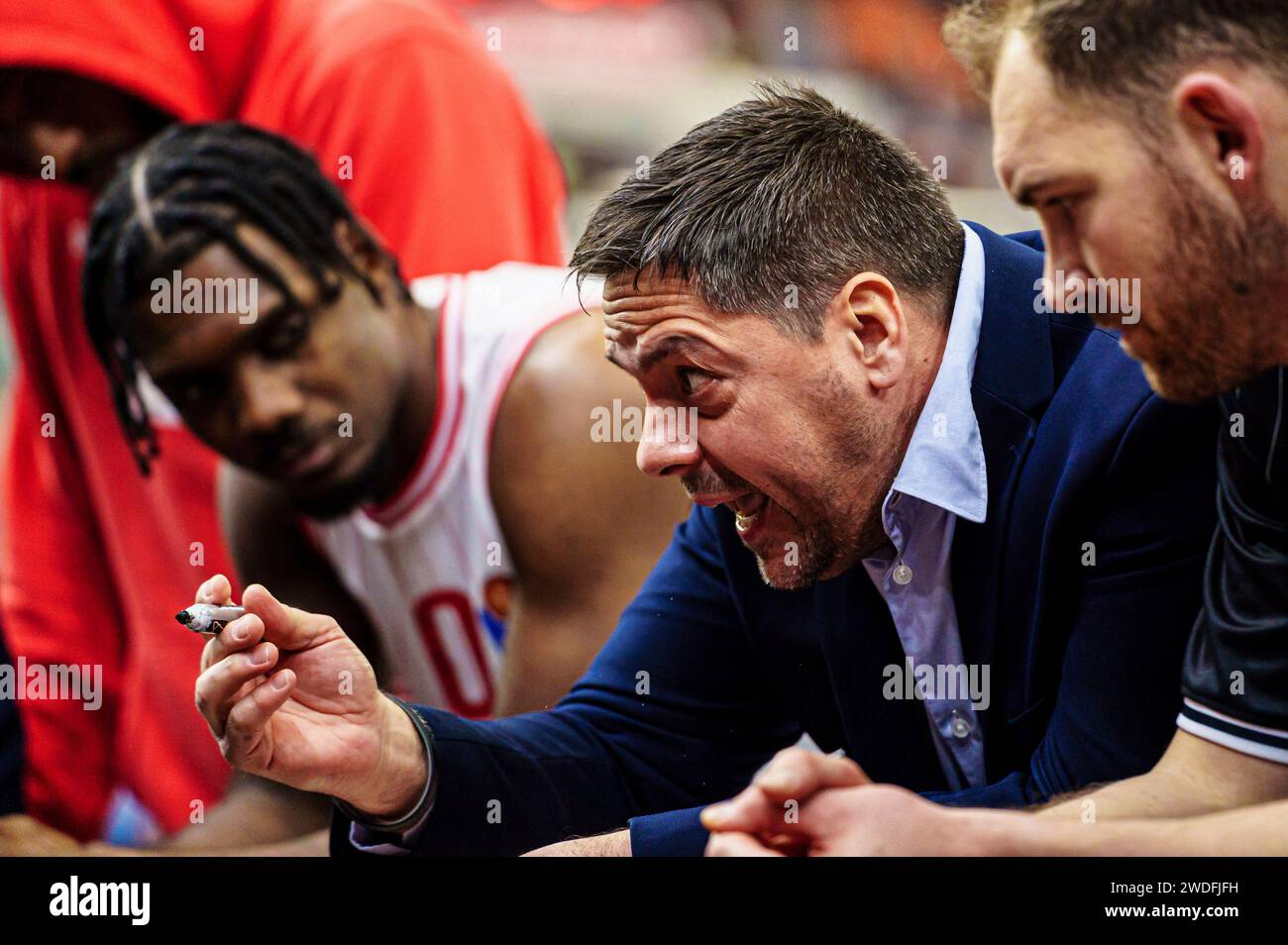Headcoach sasa filipovski wuerzburg baskets hi-res stock photography ...