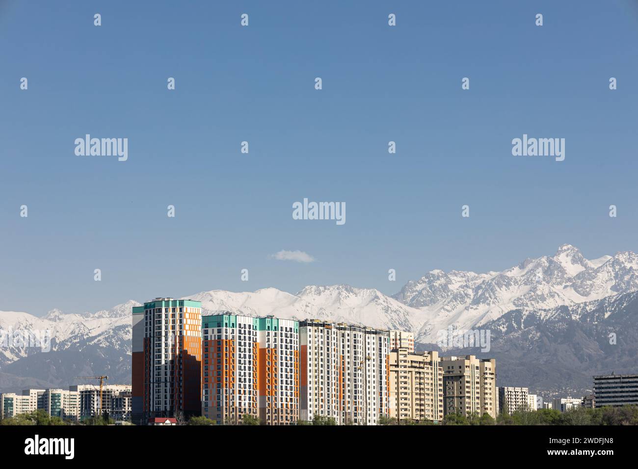 Cityscape, housing complex with best view of mountainous area ...