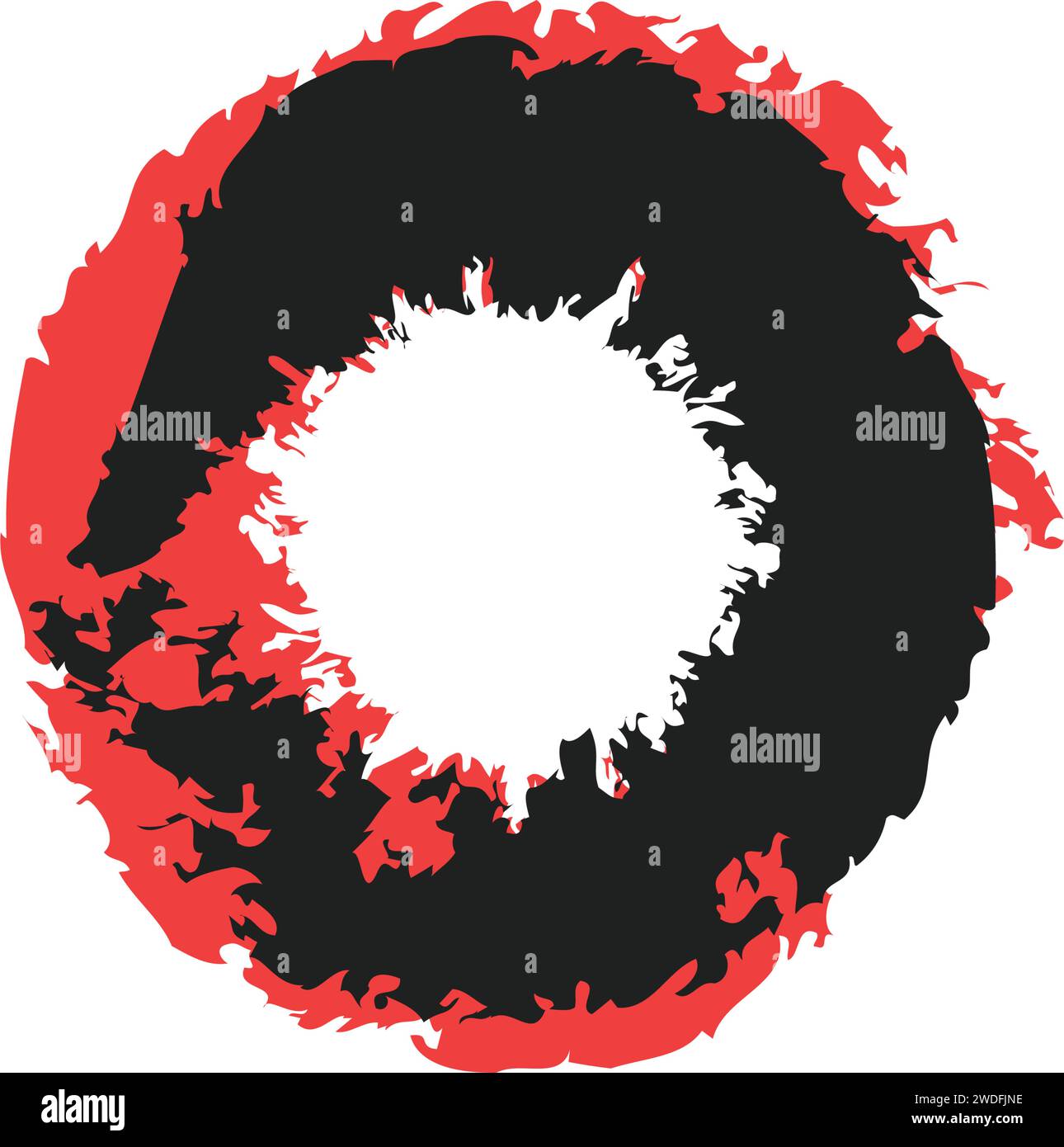 Circle brush stroke Stock Vector Images - Alamy