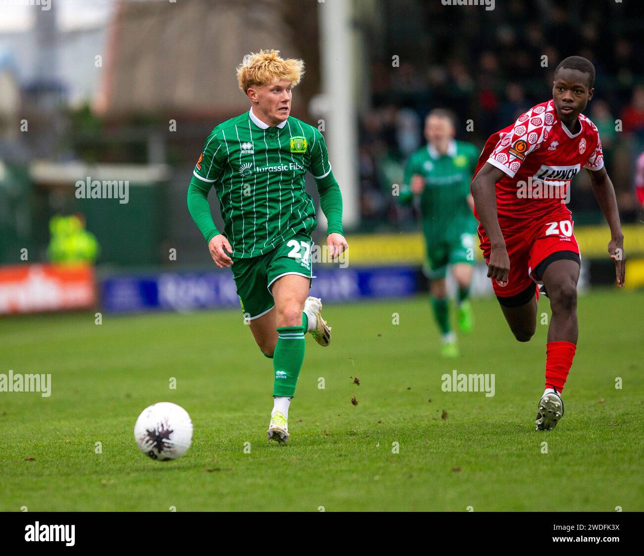 Sam Pearson Yeovil Town during the National League South match at Huish ...