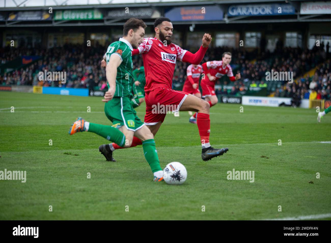 Sonny Blue Everton Yeovil Town during the National League South match ...