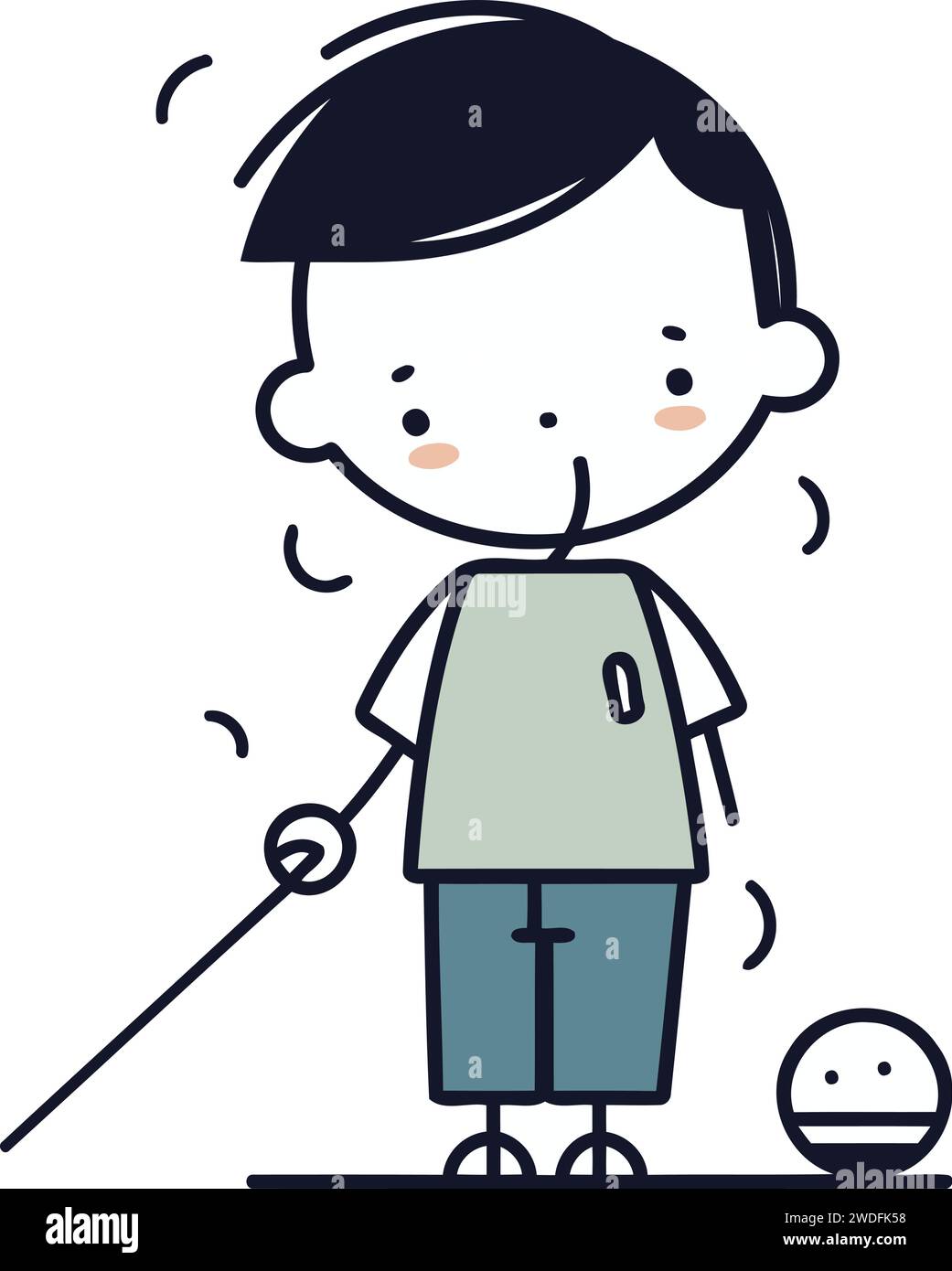 Stickman golf hi-res stock photography and images - Alamy