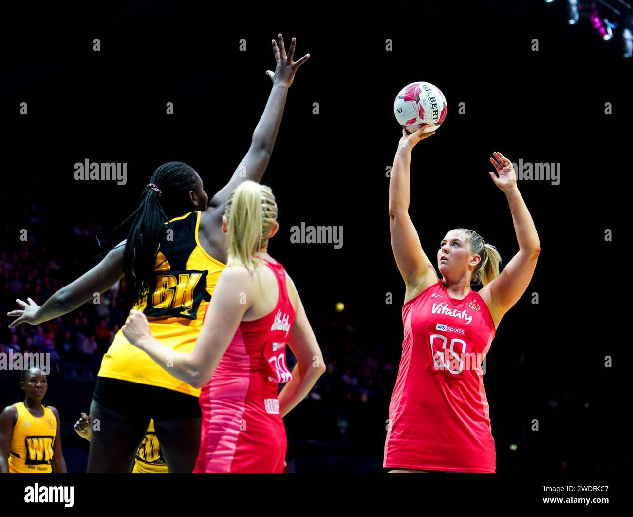 Vitality Roses Eleanor Cardwell and Helen Housby during the Vitality ...