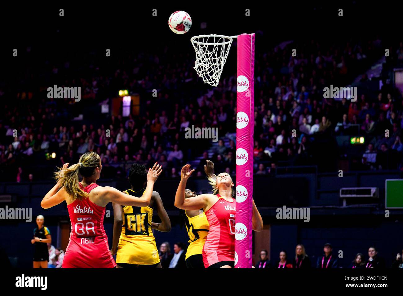 Vitality Roses Berri Neil During The Vitality Netball Nations Cup Match