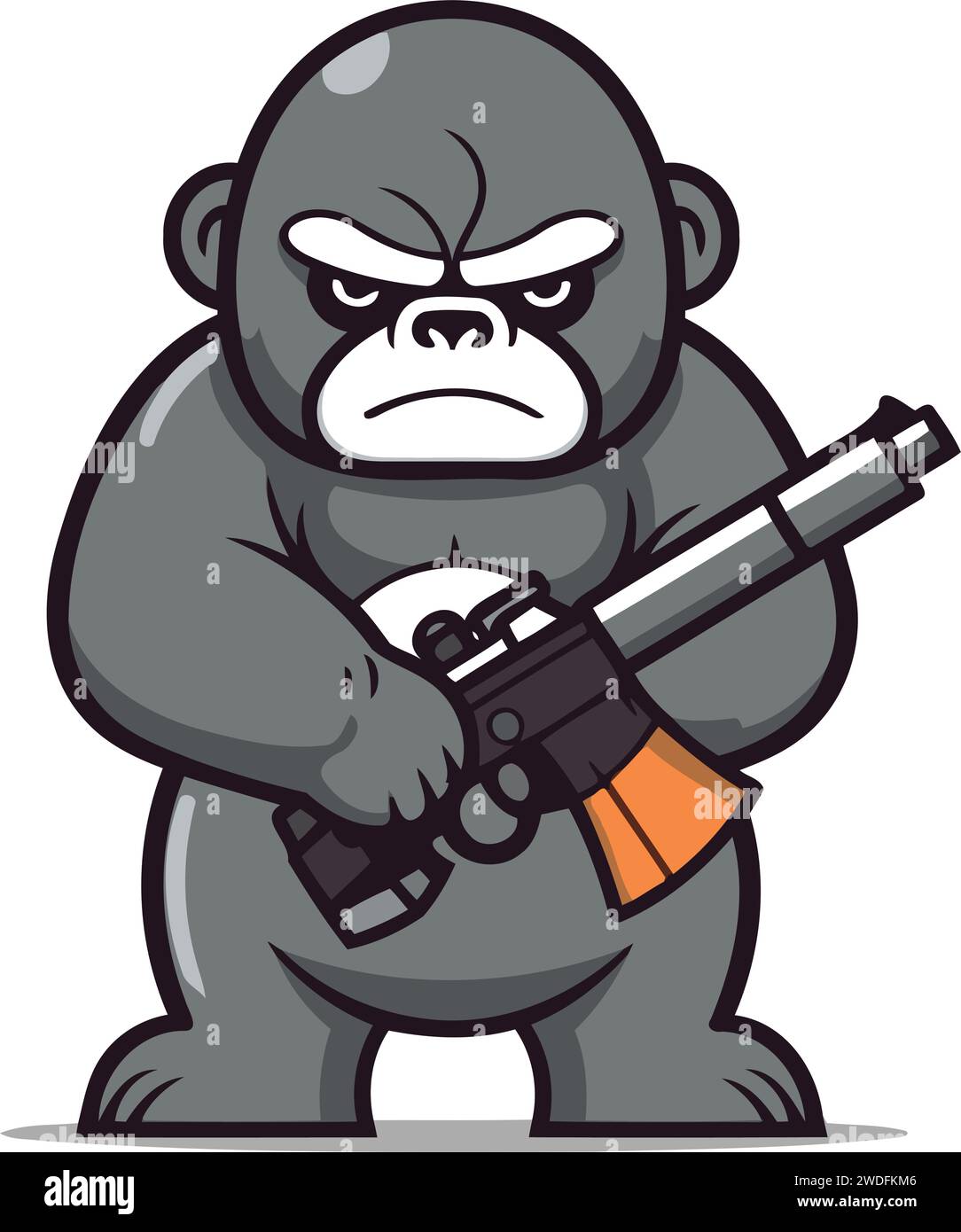 The gorilla killer Stock Vector Images - Alamy