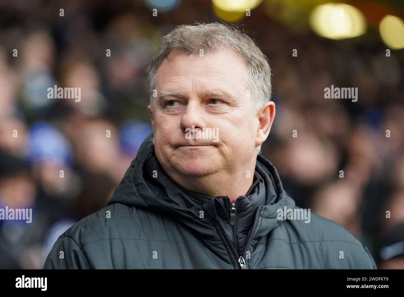 Sheffield, UK. 20th Jan, 2024. Coventry City Manager Mark Robins during ...