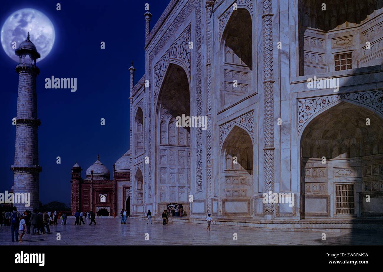Behind taj mahal hi-res stock photography and images - Alamy