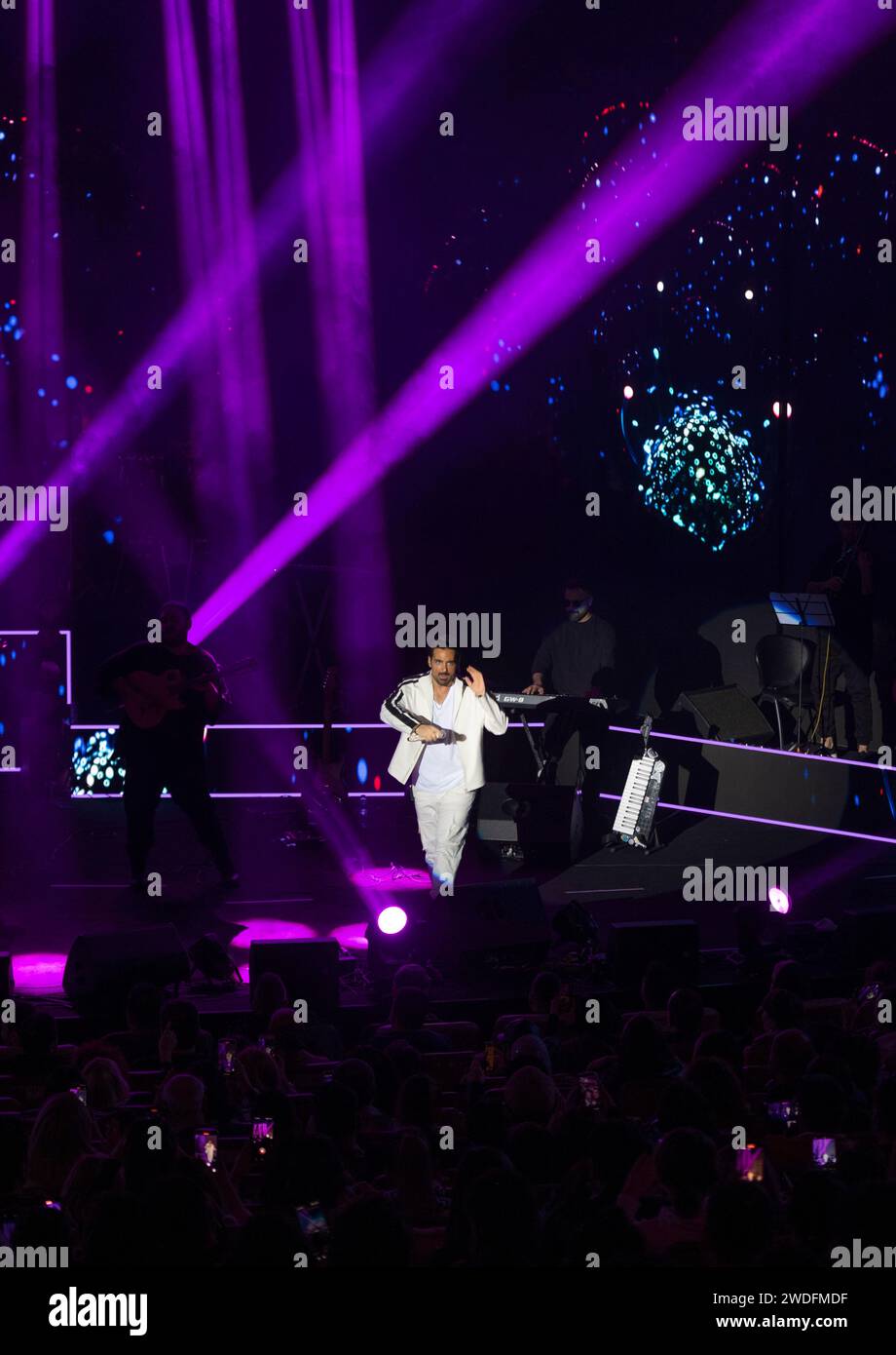 Tehran, Iran. 19th Jan, 2024. Iranian singer and composer Sohrab Pakzad ...