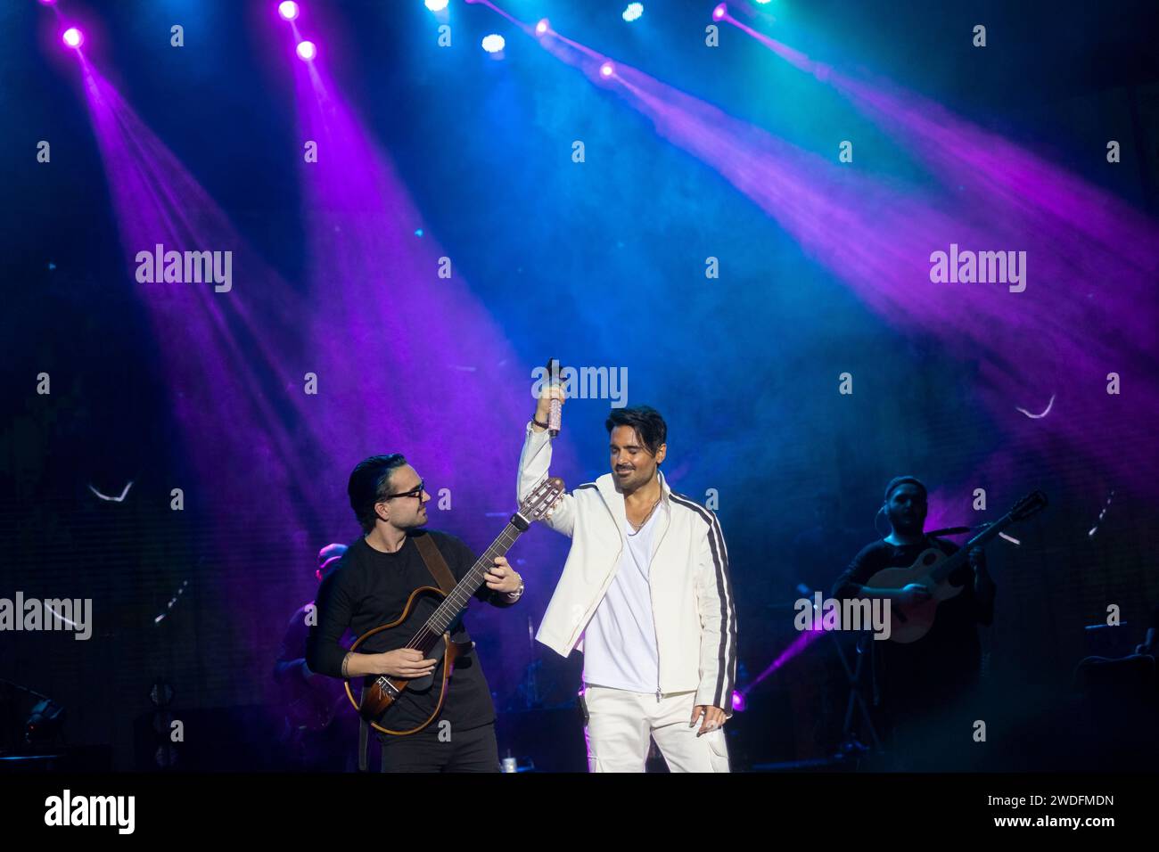 Tehran, Iran. 20th Jan, 2024. Iranian singer and composer Sohrab Pakzad ...