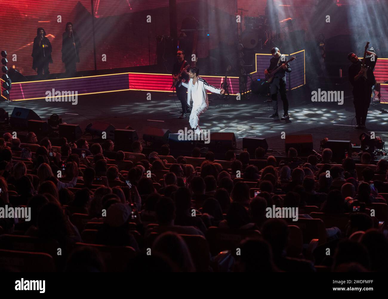 Tehran, Iran. 19th Jan, 2024. Iranian singer and composer Sohrab Pakzad ...