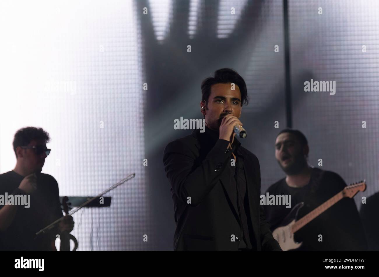 Tehran, Iran. 20th Jan, 2024. Iranian singer and composer Sohrab Pakzad ...