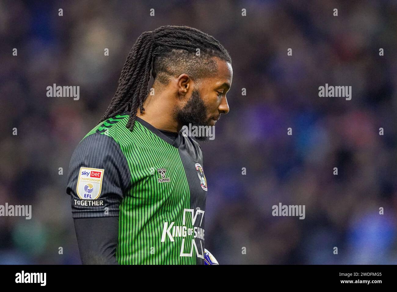 Sheffield, UK. 20th Jan, 2024. Coventry City midfielder Kasey Palmer ...