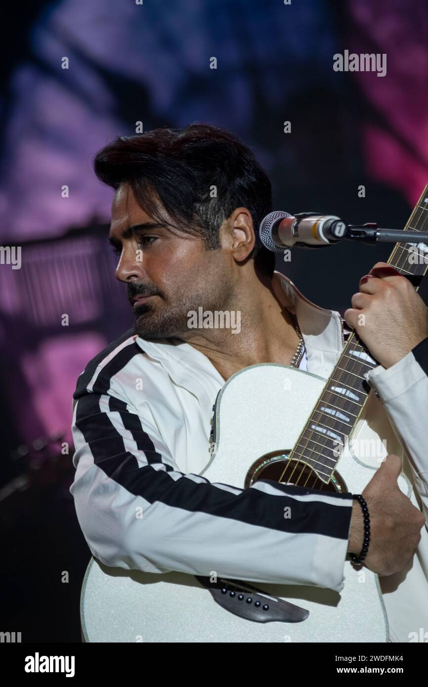 Tehran, Iran. 19th Jan, 2024. Iranian singer and composer Sohrab Pakzad ...