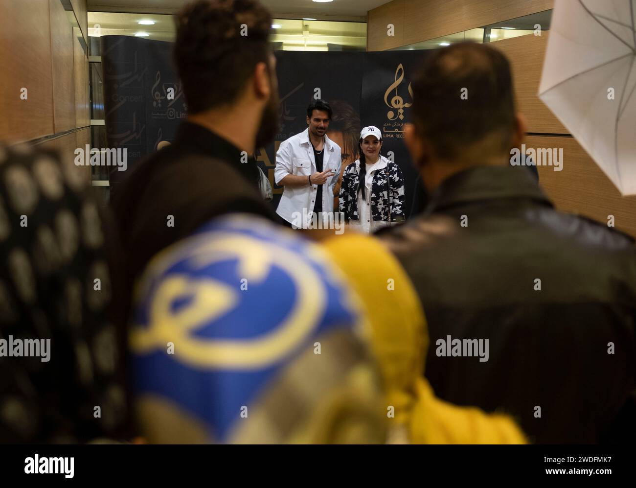 Tehran, Iran. 19th Jan, 2024. Iranian singer and composer Sohrab Pakzad ...