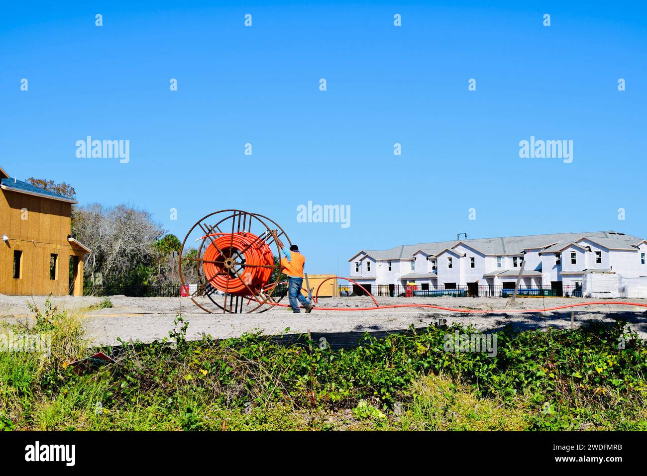 Underground cable hi-res stock photography and images - Alamy