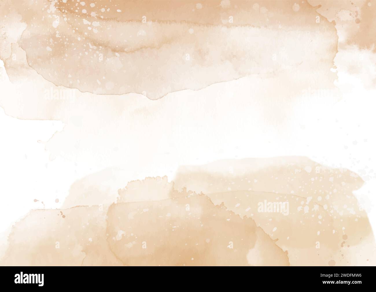 Hand painted neutral coloured watercolour background design Stock ...