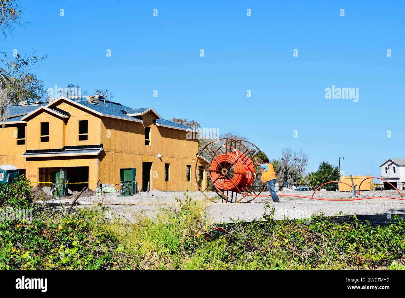 Underground cable hi-res stock photography and images - Alamy