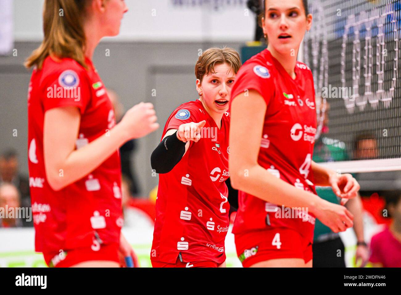Dresden, Deutschland. 20th Jan, 2024. Larissa Winter (Dresdner SC, #2 ...