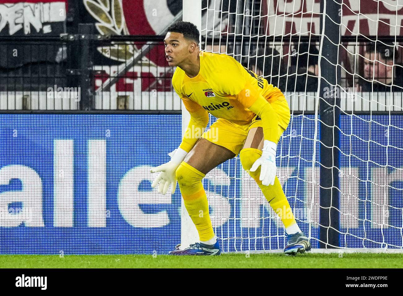 ALKMAAR - AZ Alkmaar goalkeeper Rome-Jayden Owusu-Oduro during the ...