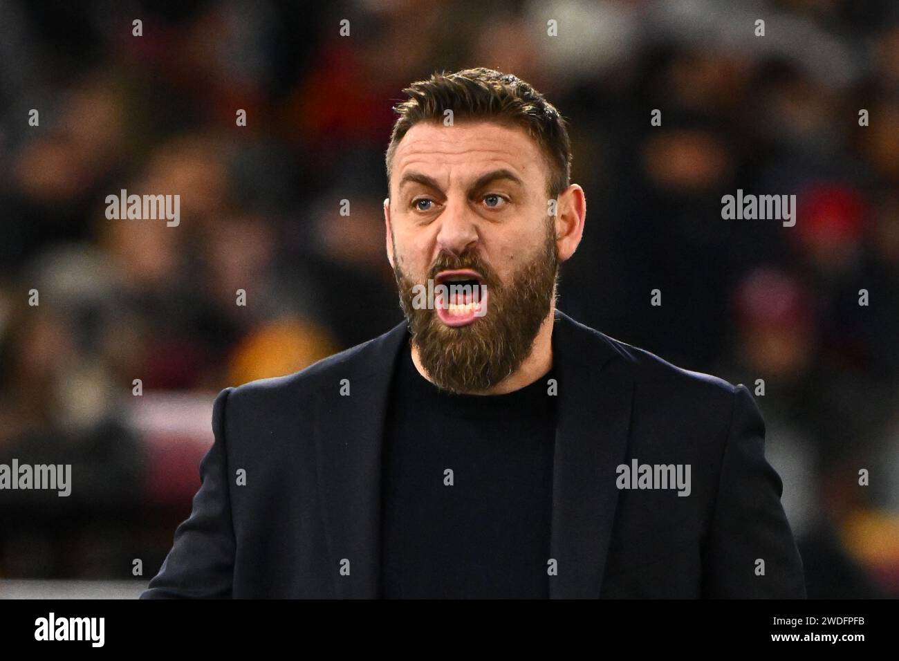 Rome, Italy. 20th Jan, 2024. Daniele De Rossi head coach of AS ...
