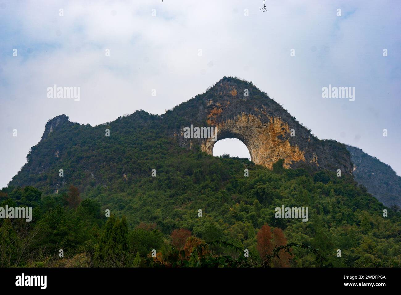 Moon Hill Scenic Mountain View Stock Photo - Alamy