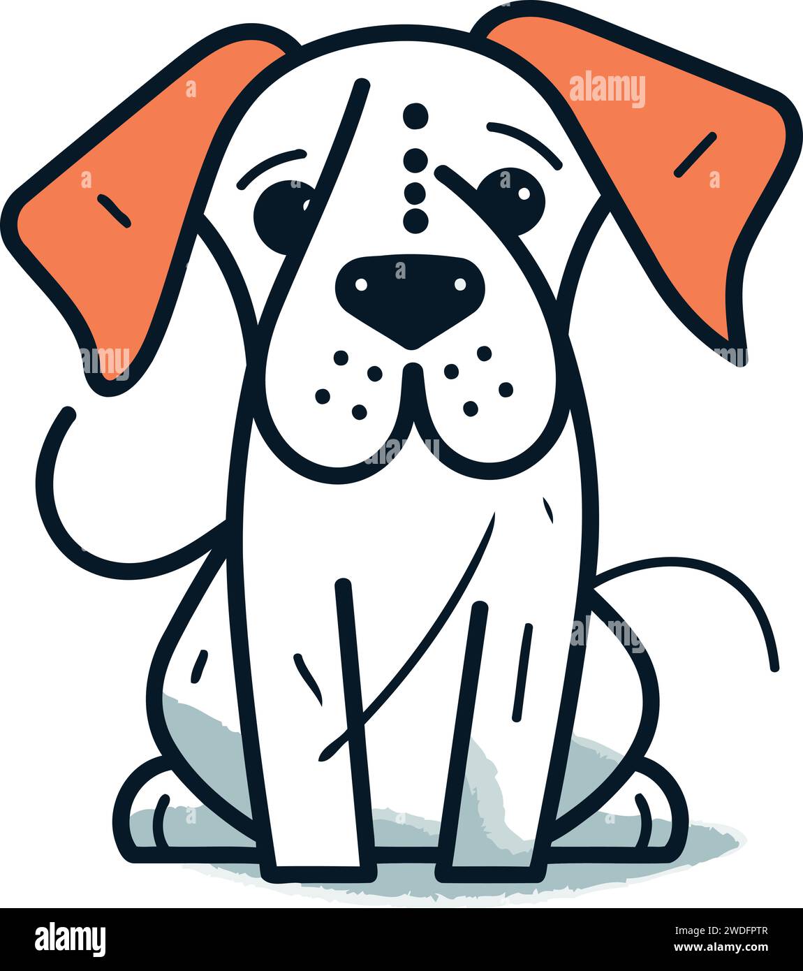 Hand drawn dog Stock Vector Images - Alamy