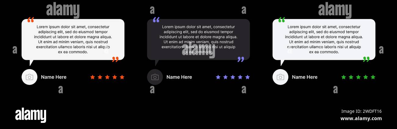 Customer feedback box Stock Vector Images - Alamy