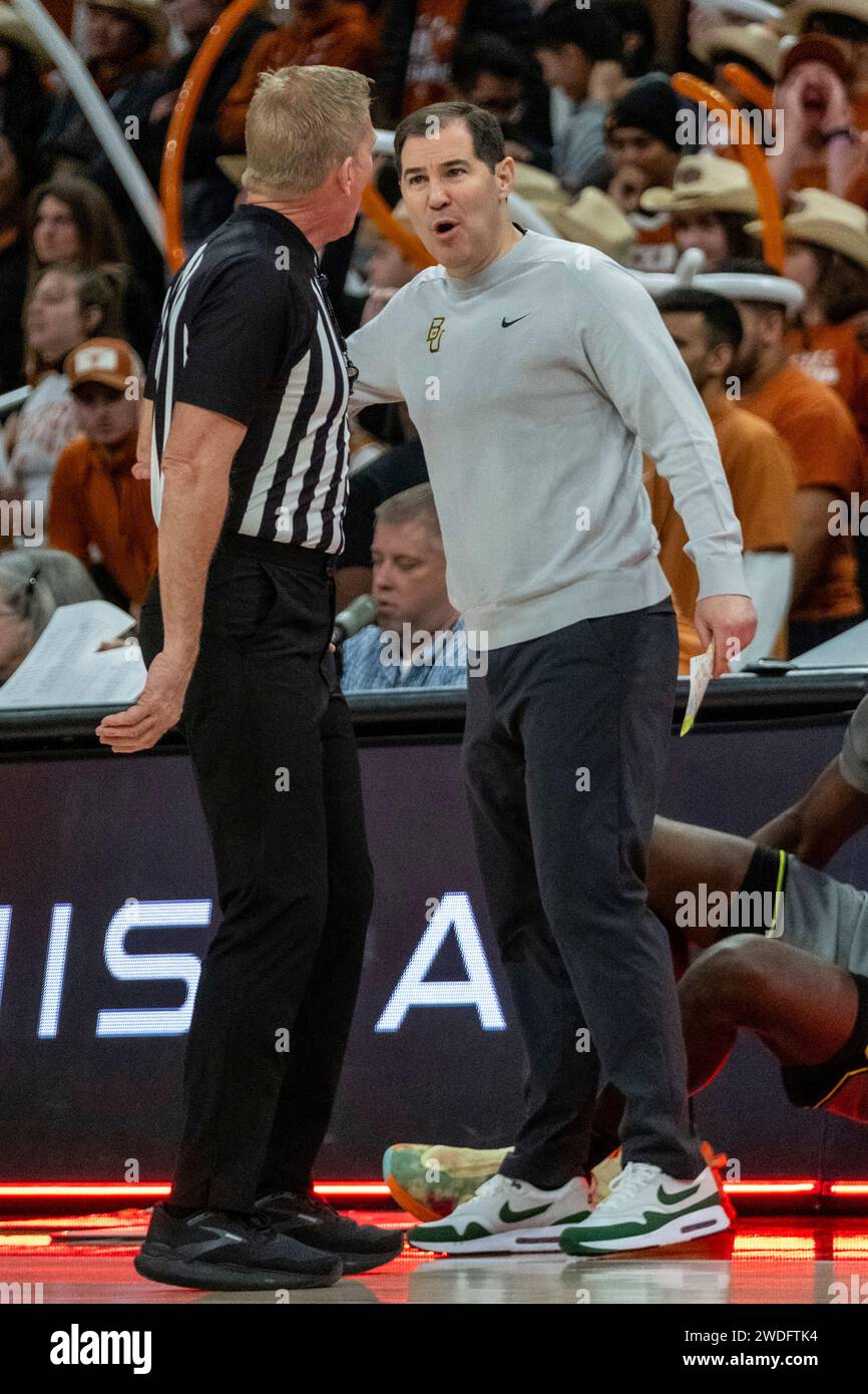 Jan 20, 2024. Head coach Scott Drew of the Baylor Bears in action vs ...