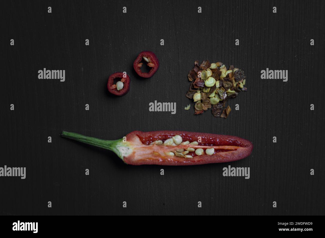 Vibrant red chili photography composition food art Stock Photo - Alamy