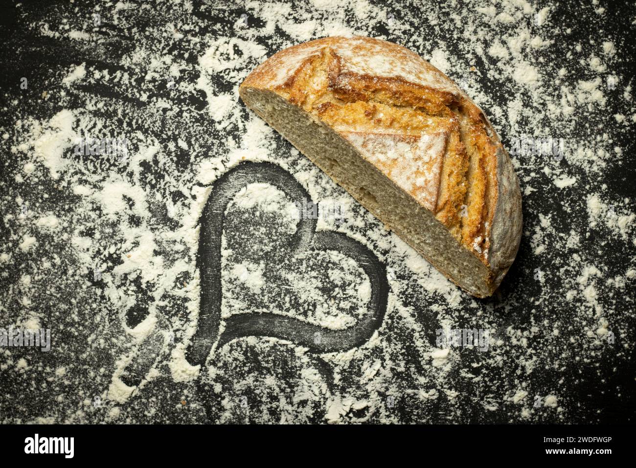 Bread photography composition food art Stock Photo - Alamy