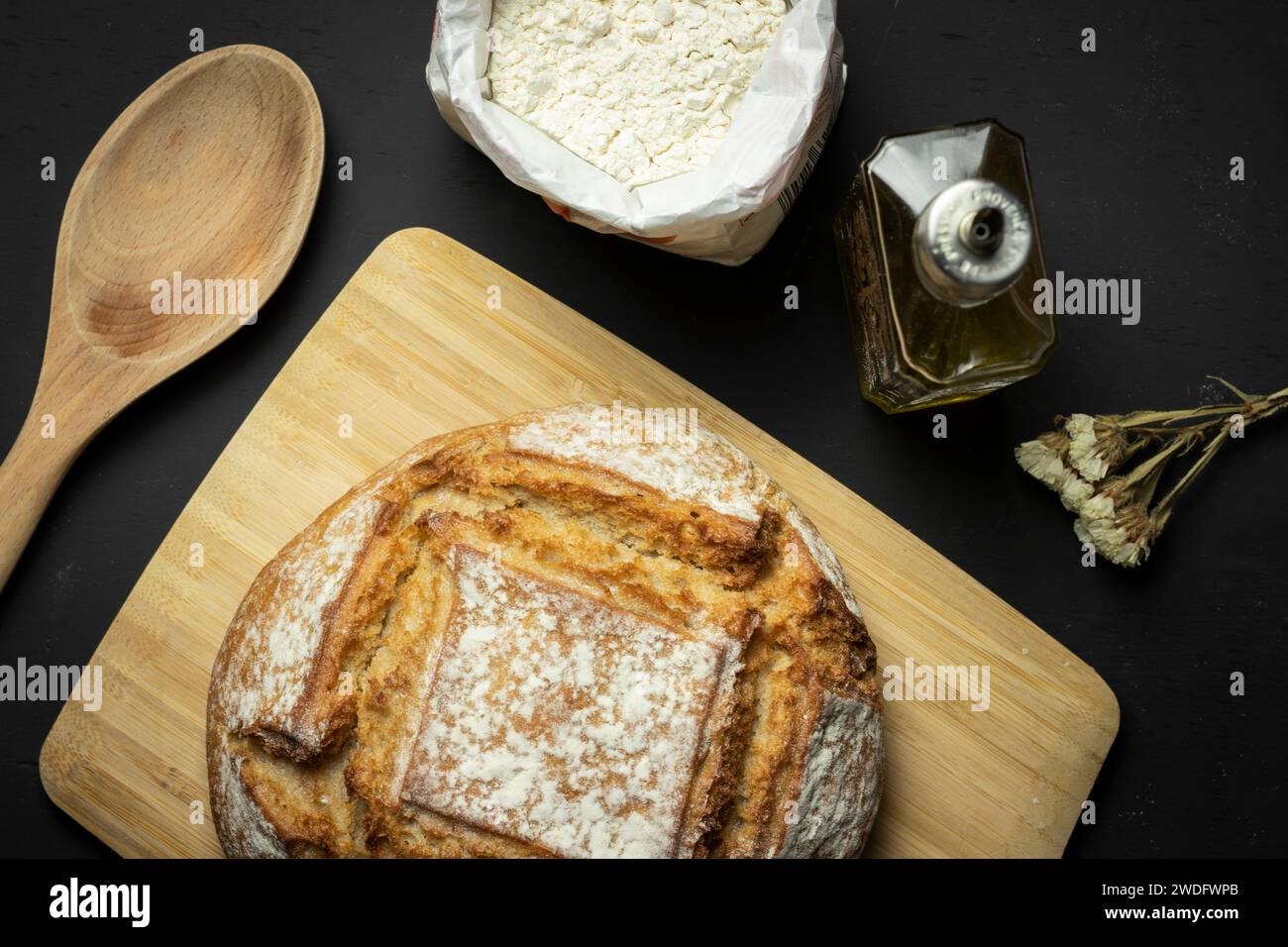 Bread photography composition food art Stock Photo - Alamy