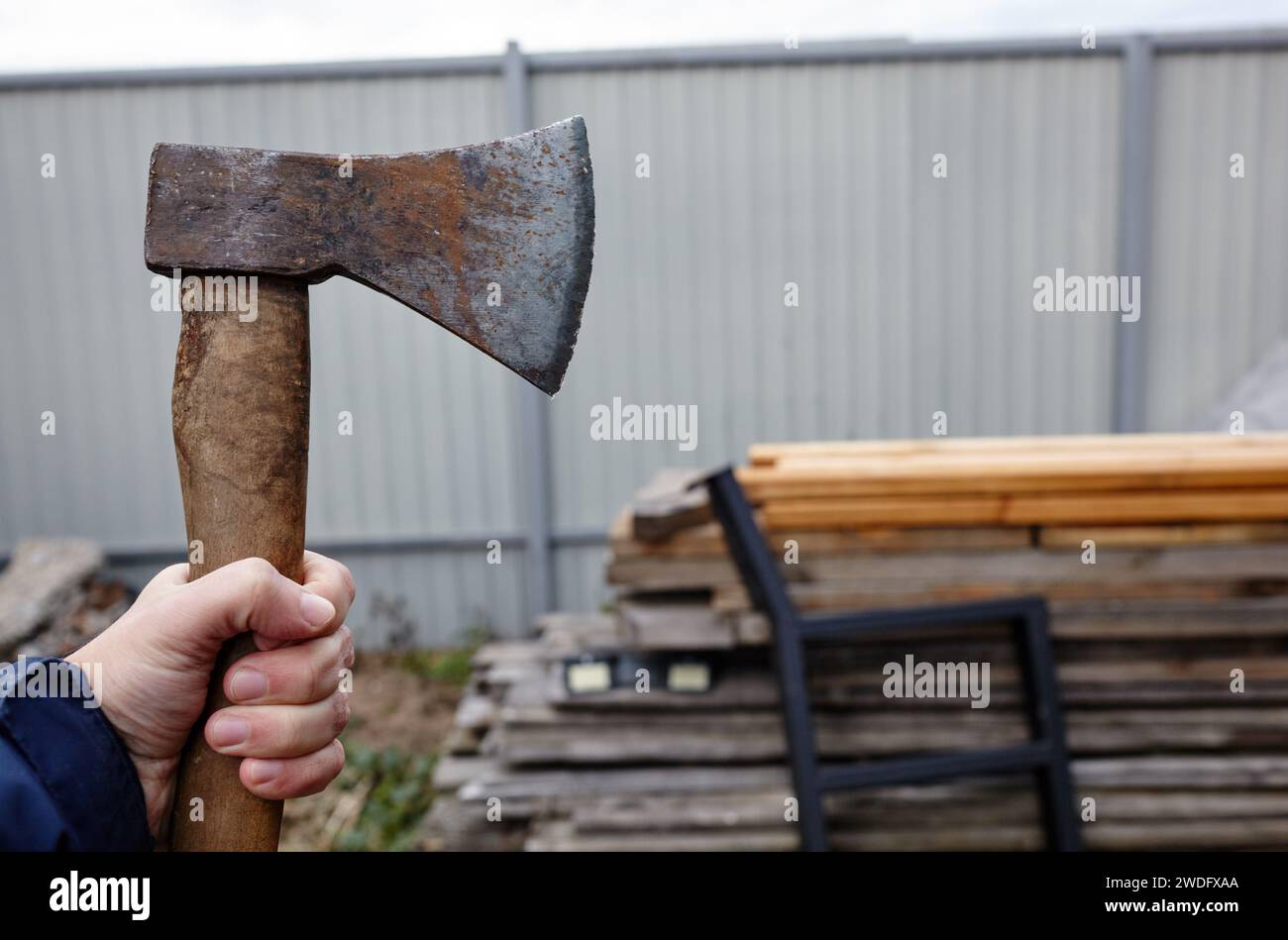 Hand axe hi-res stock photography and images - Alamy