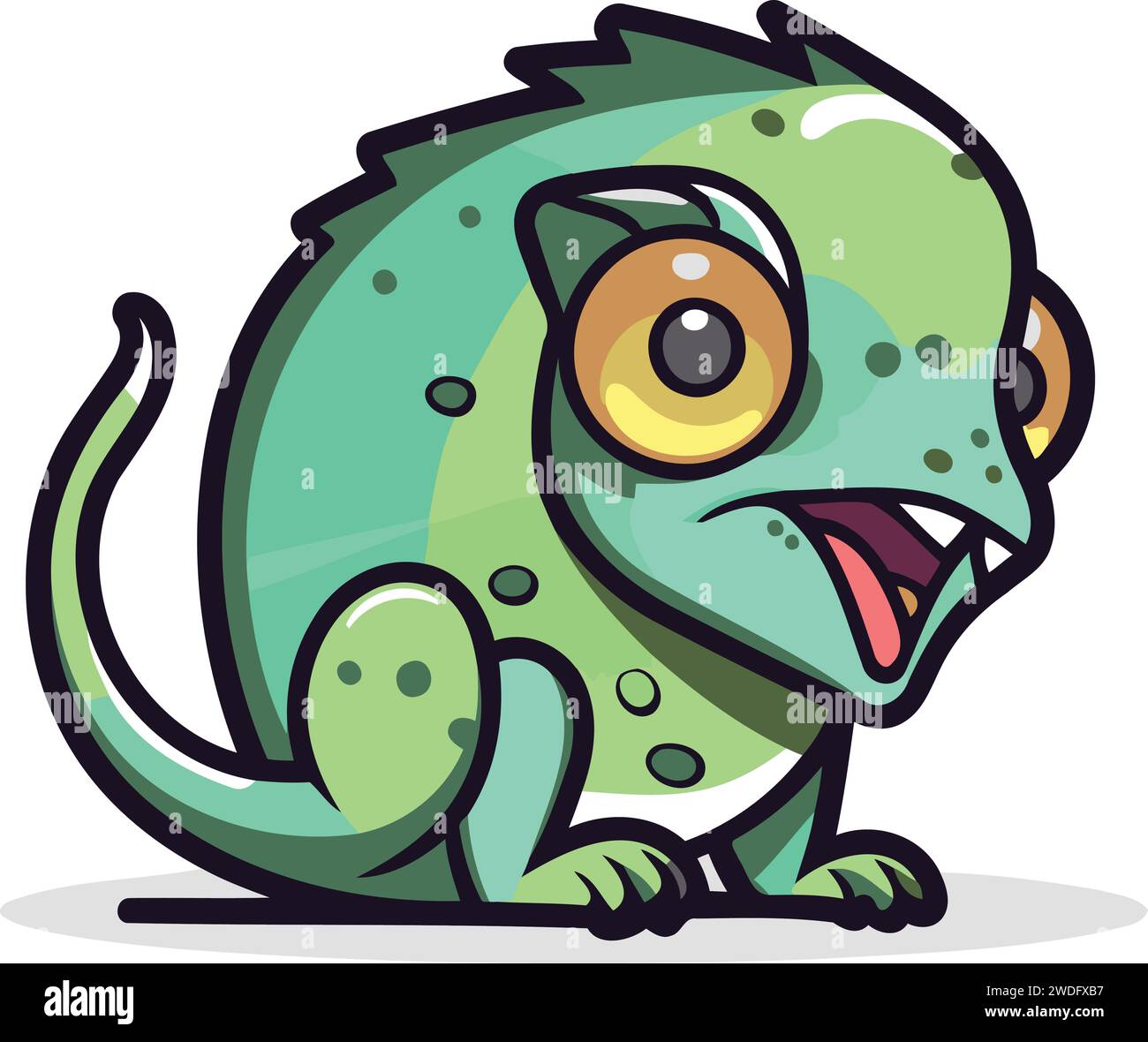 Cartoon character chameleon hi-res stock photography and images - Alamy